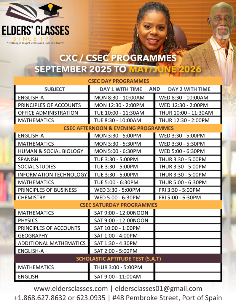 Homepage - Elders' Classes